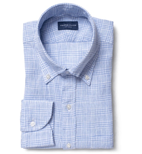 The Perfect Fitting Linen Shirt | Custom Linen - Proper Cloth