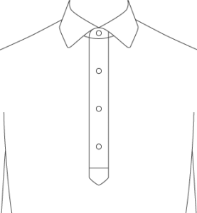 Dress Shirt Front Placket Types - Proper Cloth Help