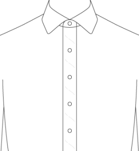 Dress Shirt Front Placket Types - Proper Cloth Help