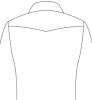 Dress Shirt Back Pleat Options
