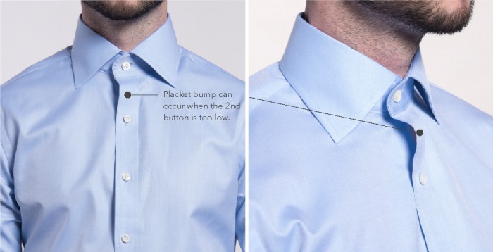 Top Button Placement - Proper Cloth Help