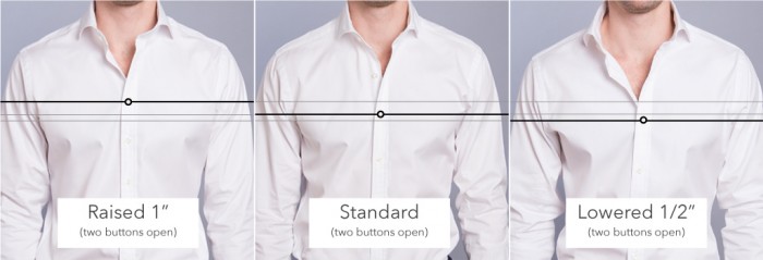Shirts: Top Button Placement - Proper Cloth Help