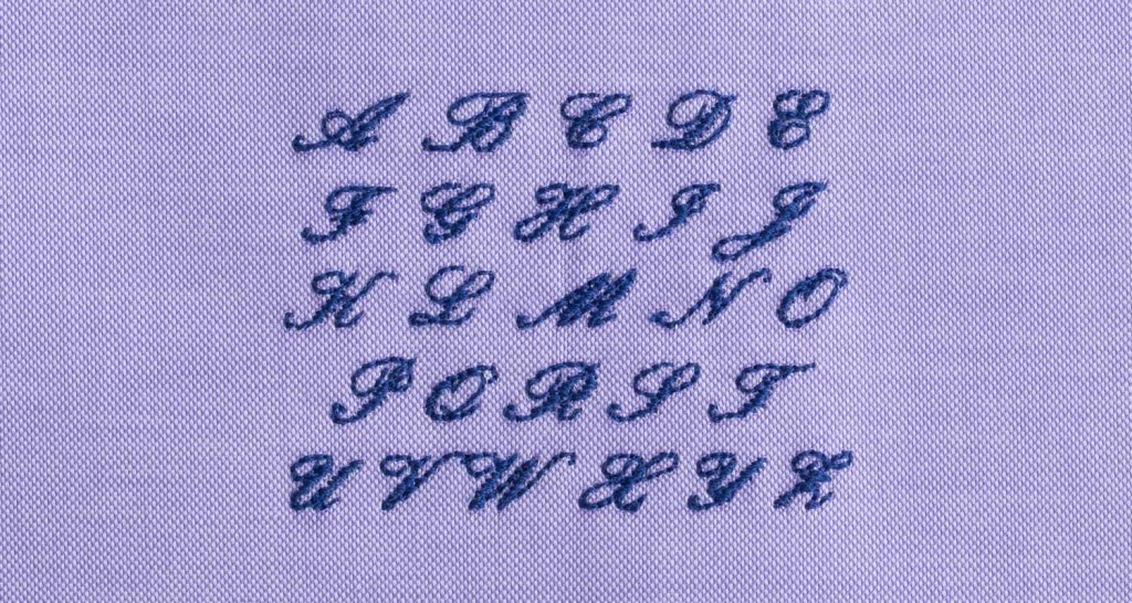 Dress Shirt Monogram Styles - Proper Cloth Help