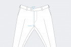 How to Measure Pants: Front Rise - Proper Cloth Help