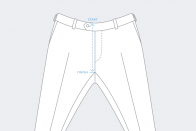 How to Measure Pants: Front Rise - Proper Cloth Help
