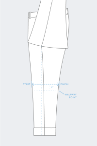 How to Measure Dress Trousers and Casual Pants - Proper Cloth Help