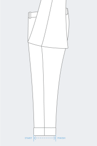 How to Measure Pants: Leg Opening Width - Proper Cloth Help