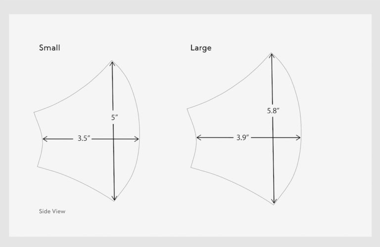 Face Mask Sizing - Proper Cloth Reference - Proper Cloth