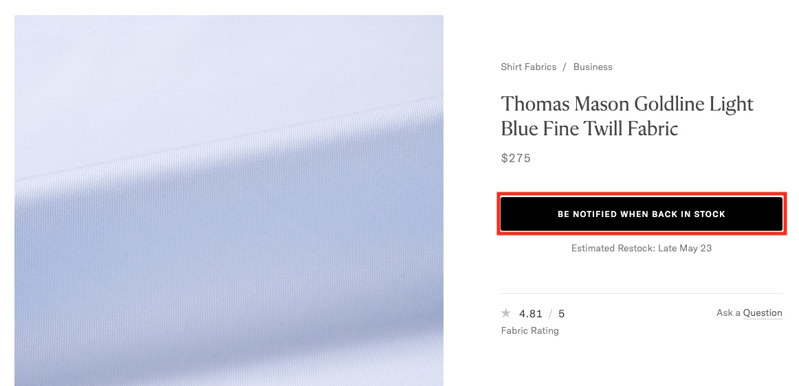 How to Tell If a Product Will Be Restocked - Proper Cloth Help