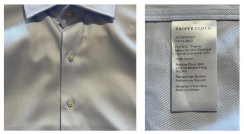 How to Report a Potential Quality Issue - Proper Cloth Help