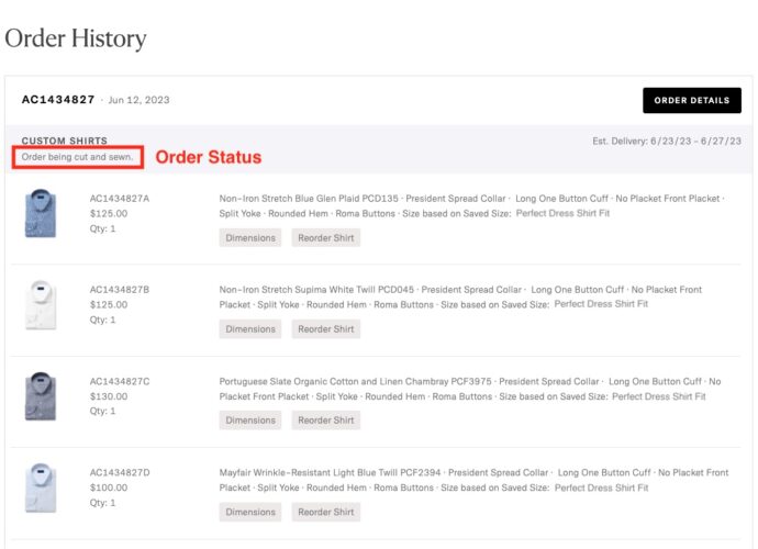 How to Modify an Outstanding Order - Proper Cloth Help