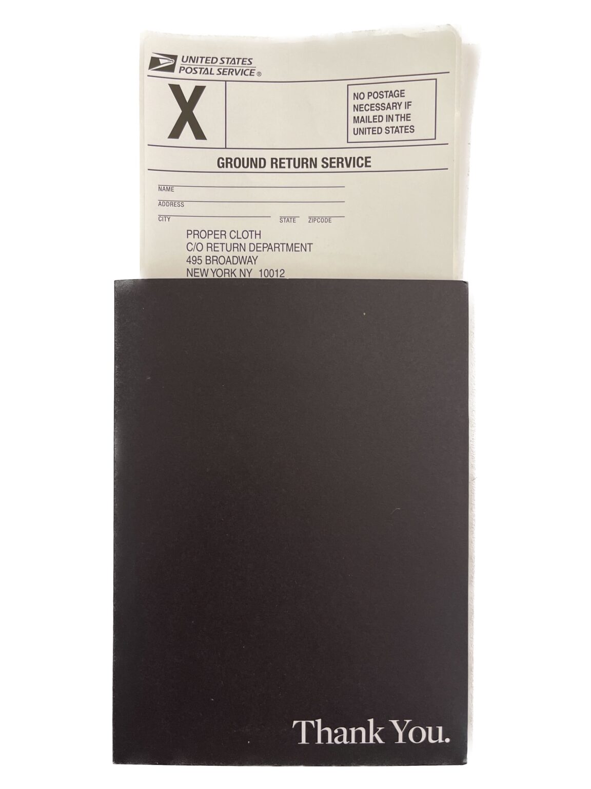 Remake Requested - How to Return the Original Item - Proper Cloth Help